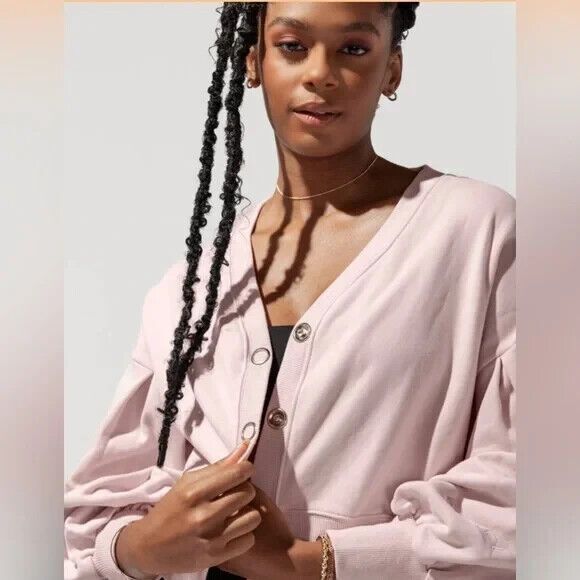 POPFLEX | Sweaters | Popflex Belle Cardigan Sweater L Pink Button Front ...